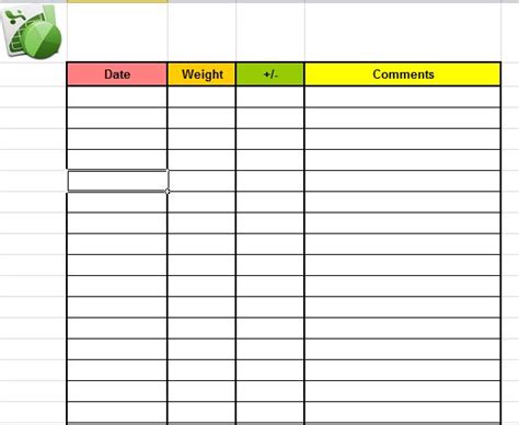 6 Best Images Of Weight Loss Log Sheet Printable Weight Loss Journal