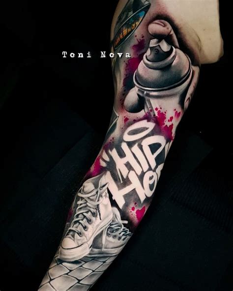 HIP HOP Tatuagem de hip hop Tatuagem Tatuagens aleatórias