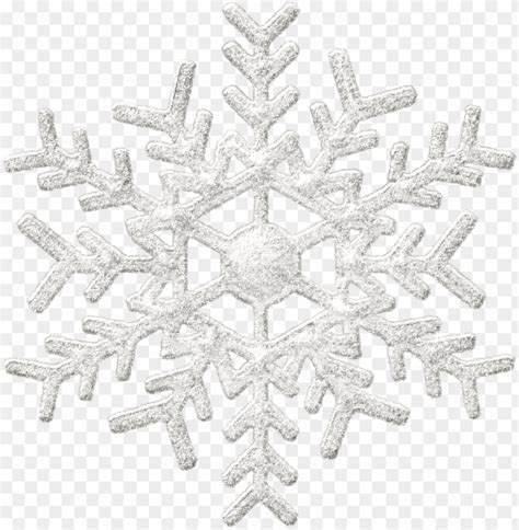 White Snowflake Transparent PNG Image With Transparent Background TOPpng