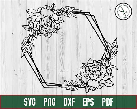 Floral Hexagon Svg Free 374 File For Free Free SVG Vector