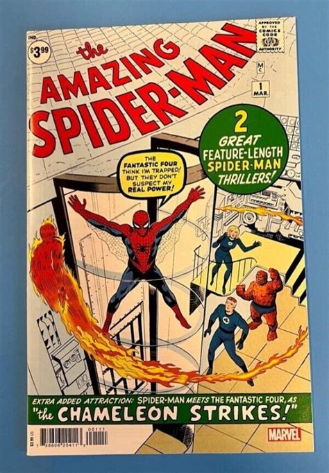 Amazing Spider Man 1 Facsimile Edition Marvel 2022 NM Comic Books
