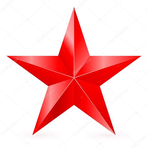Red Star Stock Vector Image By Dvargg