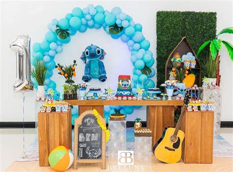 Ideas para fiesta de Stitch Guía para decorar cumpleaños