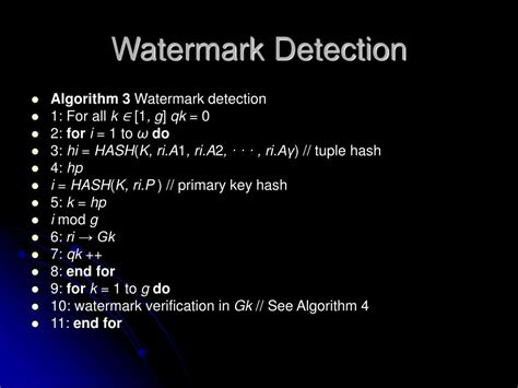 ppt tamper detection and localization for categorical data using fragile watermarks powerpoint