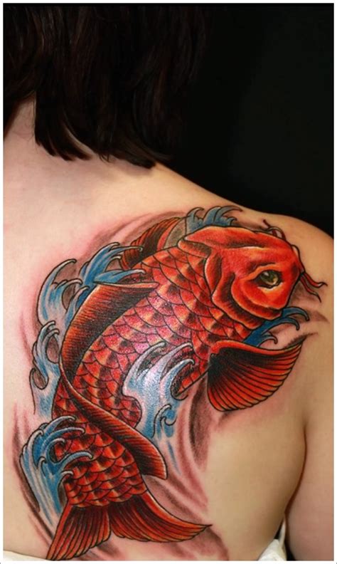 40 diseños de tatuajes de peces koi