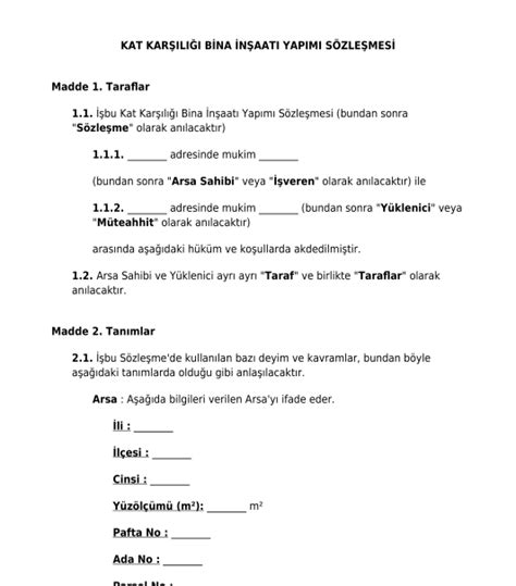 Kat Kar L Bina Yap M S Zle Mesi Rnek Ablon