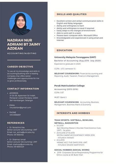 RESUME Modèle cv Tenue de travail femme Resumé