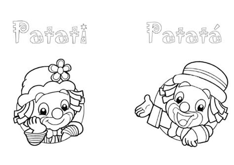 75 Desenhos Do Patati Patata Para Colorir Em Casa