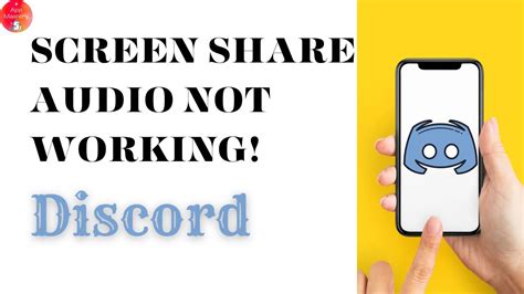 How To Fix Screen Share Audio Not Working On Discord Youtube