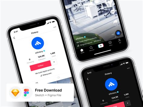 Tik Tok Redesign Template Free Figma Resource Free Figma Resources