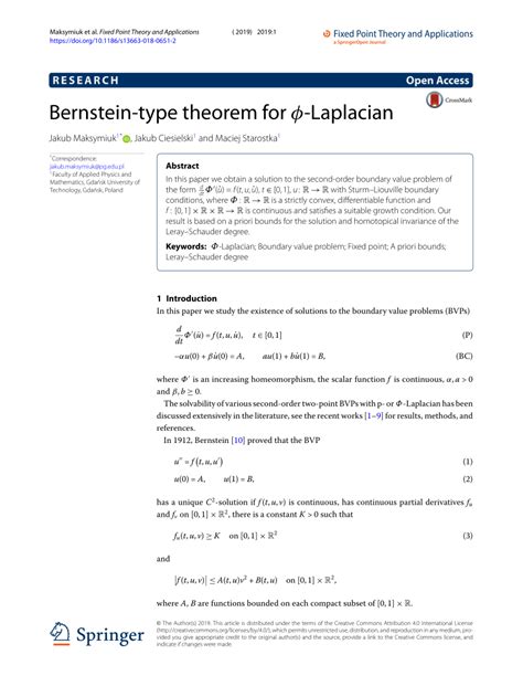pdf bernstein type theorem for ϕ laplacian