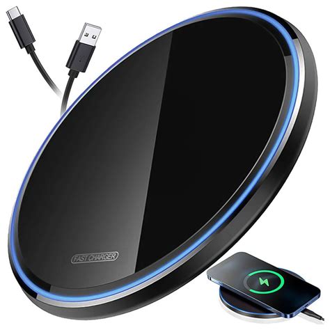 Szybka Ładowarka indukcyjna bezprzewodowa Qi Alogy Fast Charger USB C