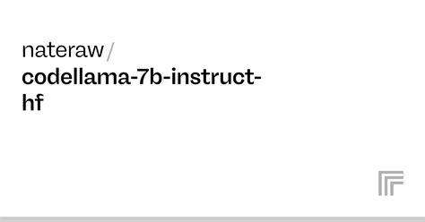 Nateraw Codellama B Instruct Hf Run With An Api On Replicate