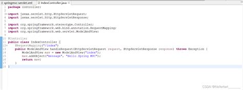 第九章springmvc练习1 csdn博客