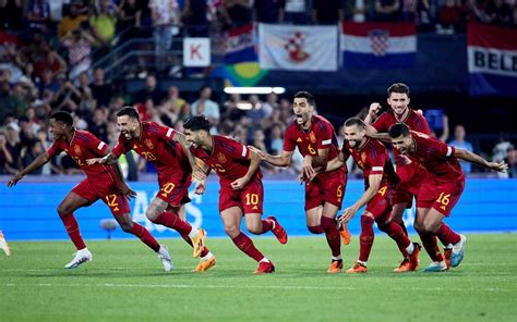 Los penaltis 48 4 del Croacia España en la UEFA Nations League