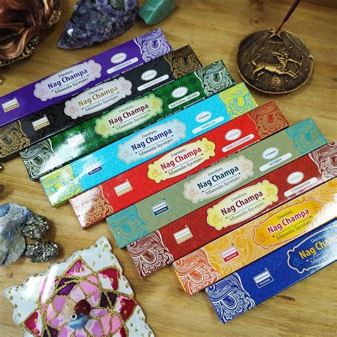 INCENSO NAG CHAMPA MASSALA INDIANO VÁRIOS AROMAS DARSHAN Casa Fé