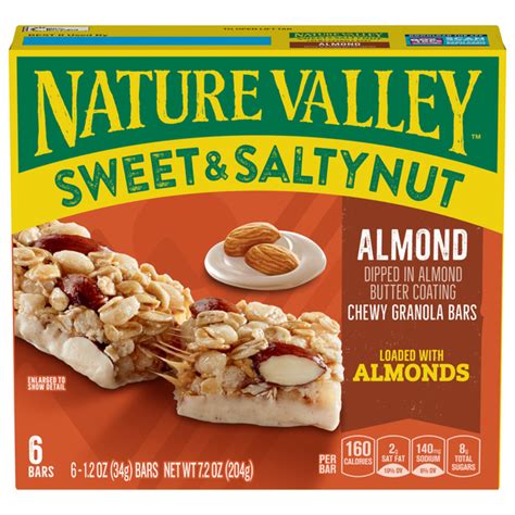 Save On Nature Valley Sweet Salty Nut Chewy Almond Granola Bar Ct