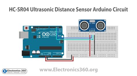 Interfacing An Hc Sr04 Ultrasonic Distance Sensor With Arduino Electronics 360