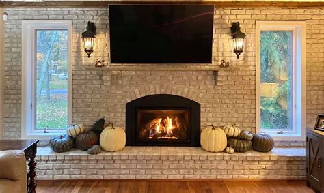 Decorating Ideas For Brick Fireplace Wall Shelly Lighting