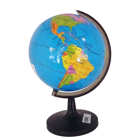 Globo Terrestre Mundial Geográfico E Político Países Oceanos Mini