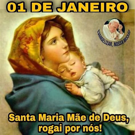 Evangelizar nossa missão on Instagram SANTO DO DIA 01 01 21