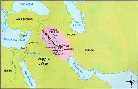 Mesopot Mia O Que Resumo Povos Mapa Sum Rios Amoritas