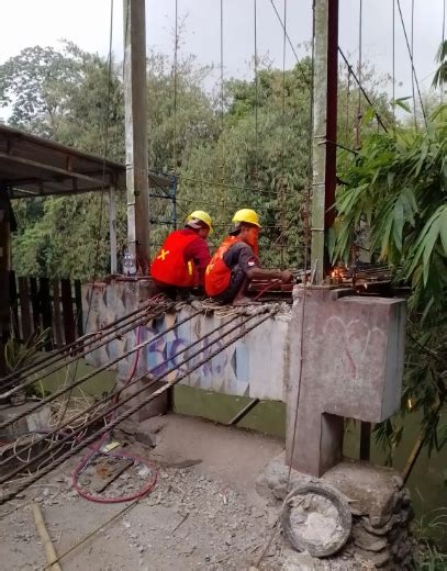 Perbaikan Jembatan Gantung Parung Serab Habiskan Rp1 5 Miliar Bagian