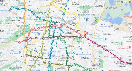 Mapas del Metro CDMX Estaciones Líneas y Horarios