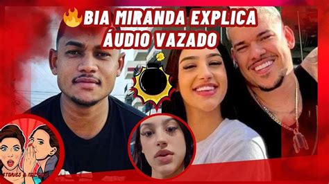 Bia Miranda explica áudio vazado Acordei assustada YouTube