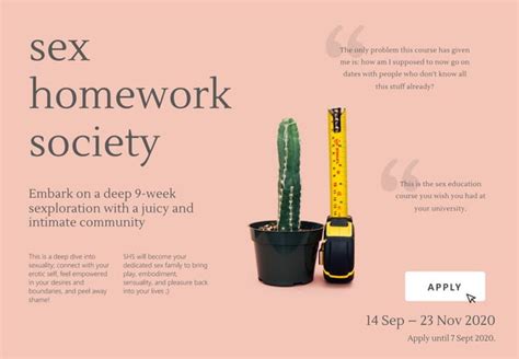 sex homework society