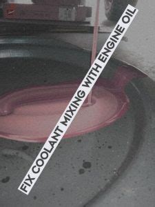 How To Fix Coolant Mixing With Engine Oil V Auto Basics