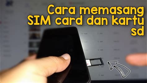 Cara Memasang Sim Card Dan Kartu Sd Hp Xiaomi Redmi A Youtube