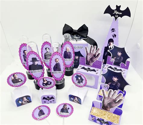 Kit Festa Completa Wandinha Addams Elo Produtos Especiais
