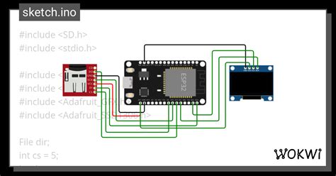 esp32 si sd card wokwi esp32 stm32 arduino simulator