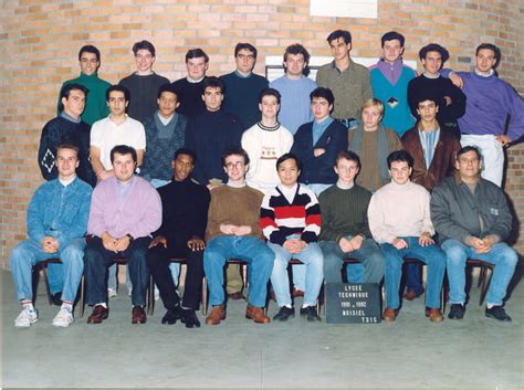 Photo de classe BTS 1ère année 1991 1992 de 1991 Lycée René Cassin