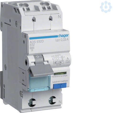 FI LS Schalter Typ A QC 32A 1P N 6kA 30mA B Charakteristik Online