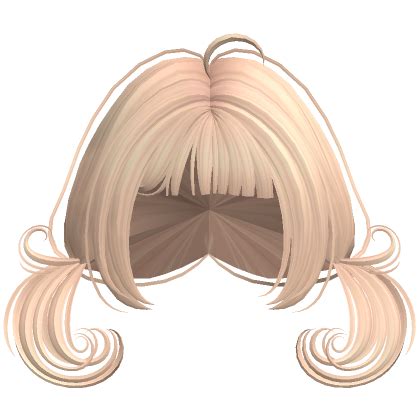 Blonde Swirly Low Small Pigtails Roblox Item Rolimon S