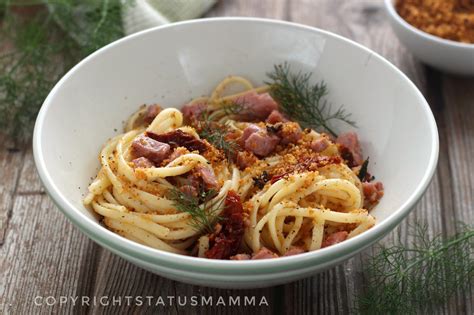 Spaghetti Al Tonno Con Briciole Di Taralli Primo Piatto Veloce Facile