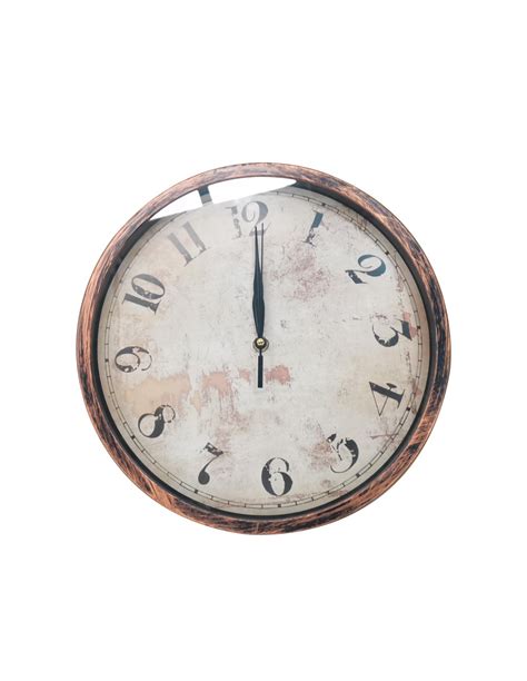 Reloj De Pared Redondo Rustico 30cm