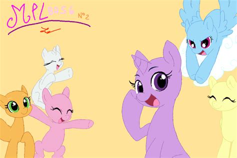 Mlp Base N The Mane Six Do In Ms Paint By Https Deviantart