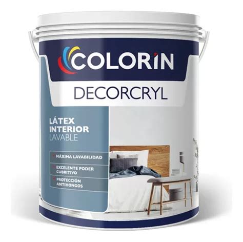 Latex Lavable Blanco Mate Decorcryl Antihongos X 20 Litros
