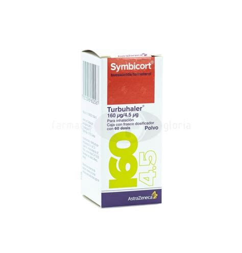 SYMBICORT 160 MCG 4 5MCG CAJA CON FRASCO DOSIFICADOR CON 60 DOSIS