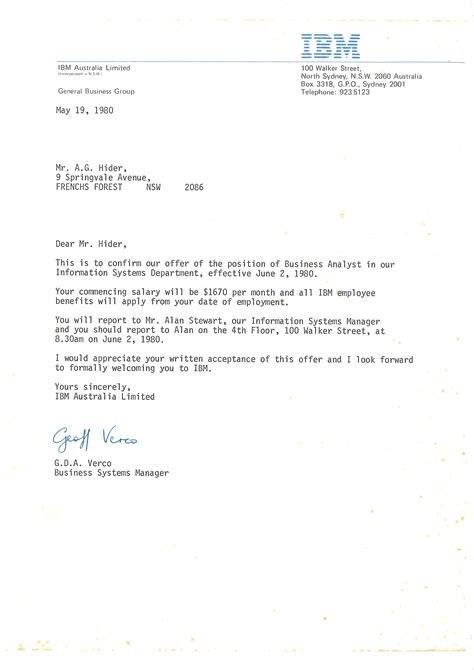 Appointment Letter Sample