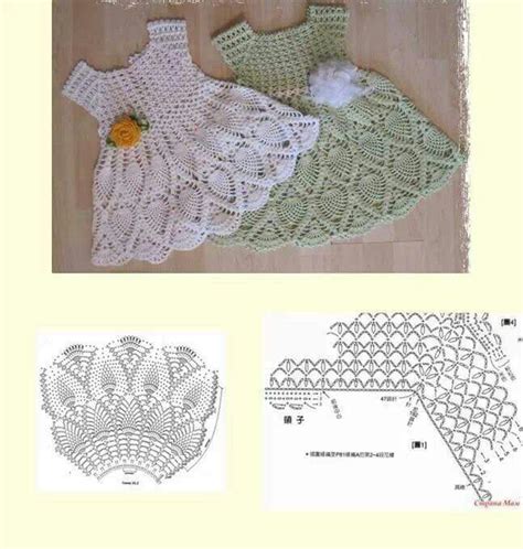 Vestido De Croch Para Beb Gr Fico Artesanato Passo A Passo