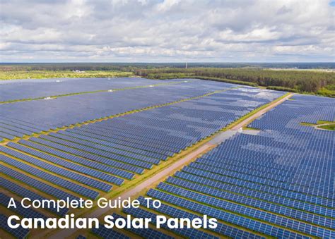 A Complete Guide To Canadian Solar Panels Halcol Energy