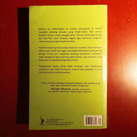 Buku The Naked Traveler Trinity Buku Alat Tulis Buku Di Carousell