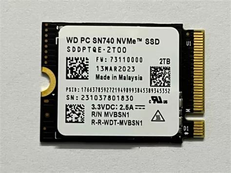 Wd Pc Sn Tb M Ssd Nvme Pcie X Per Computer Portatile Steam