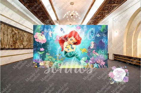 Painel Pequena Sereia Baby X M Elo Produtos Especiais