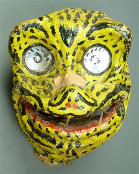 Tigre Jaguar Masks From Guerrero Mexican Dance Masks