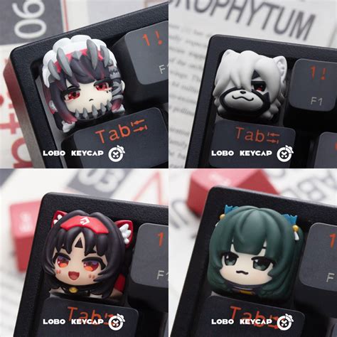 Zenless Zone Zero Keycap Cute Cartoon 3D Creative Cute MX Switch